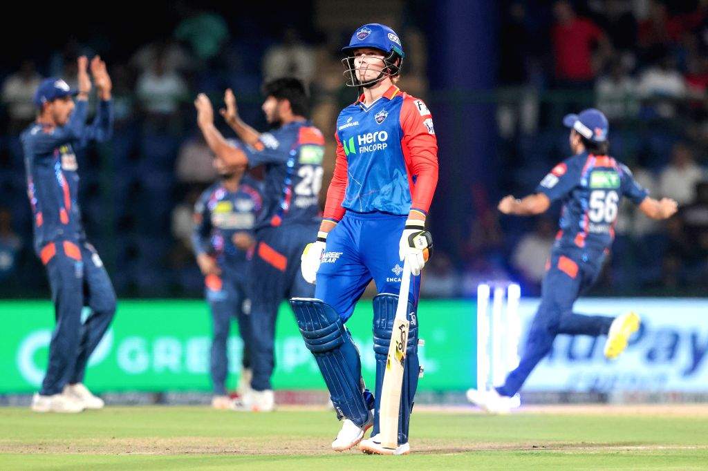 IPL match between Delhi Capitals and Lucknow Super Giants