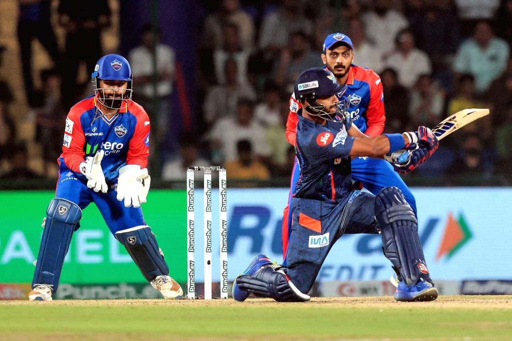 IPL match between Delhi Capitals and Lucknow Super Giants