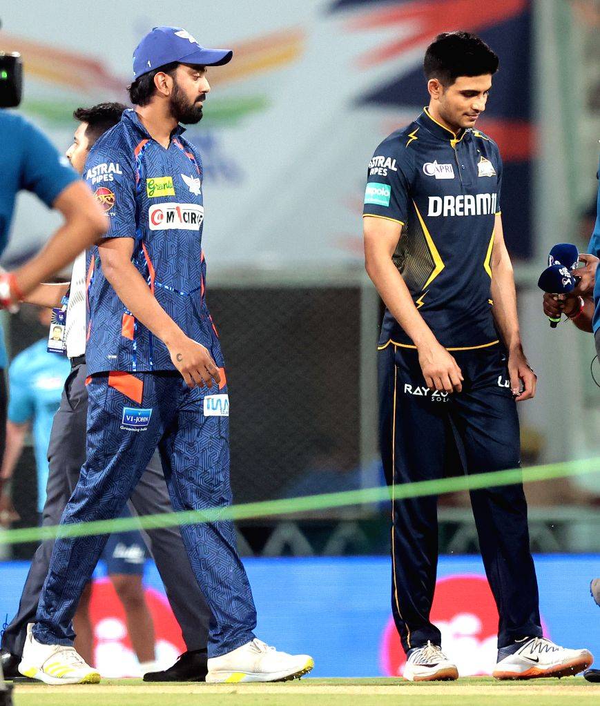 IPL match between Lucknow Super Giants and Gujarat Titans at Ekana ...
