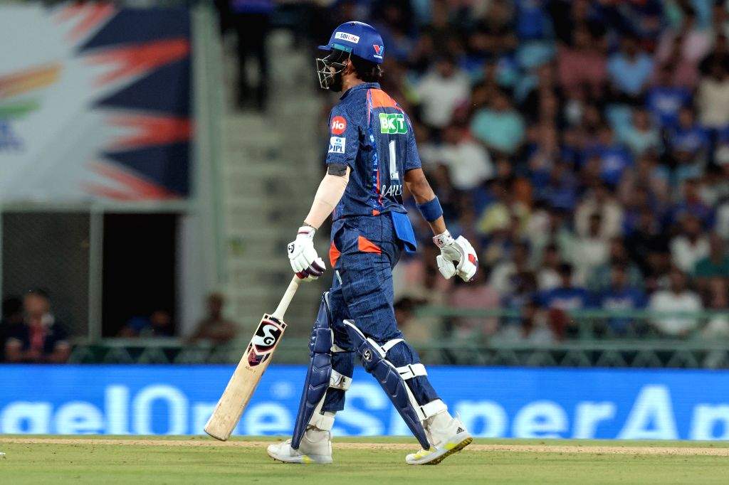 IPL match between Lucknow Super Giants and Gujarat Titans at Ekana ...