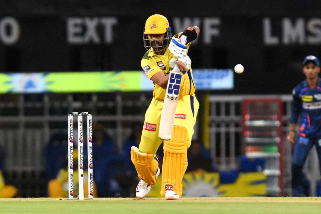 IPL match between Lucknow Super Giants and Chennai Super Kings at Ekana ...