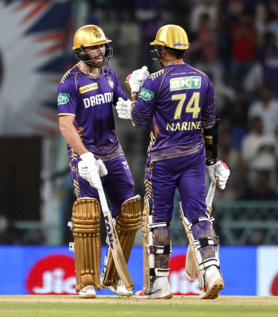 IPL match between Lucknow Super Giants and Kolkata Knight Riders