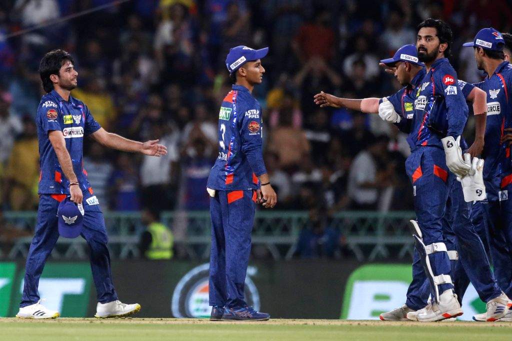 IPL match between Lucknow Super Giants and Kolkata Knight Riders