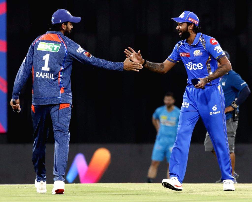 IPL match between Lucknow Super Giants and Mumbai Indians at Ekana ...