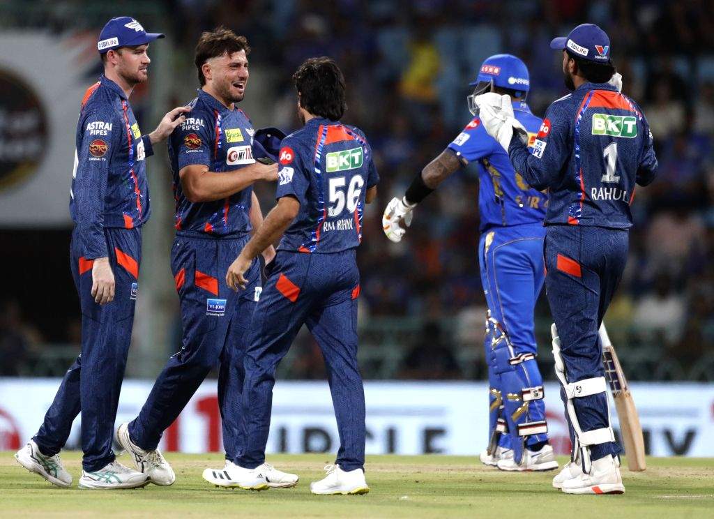 IPL match between Lucknow Super Giants and Mumbai Indians at Ekana ...