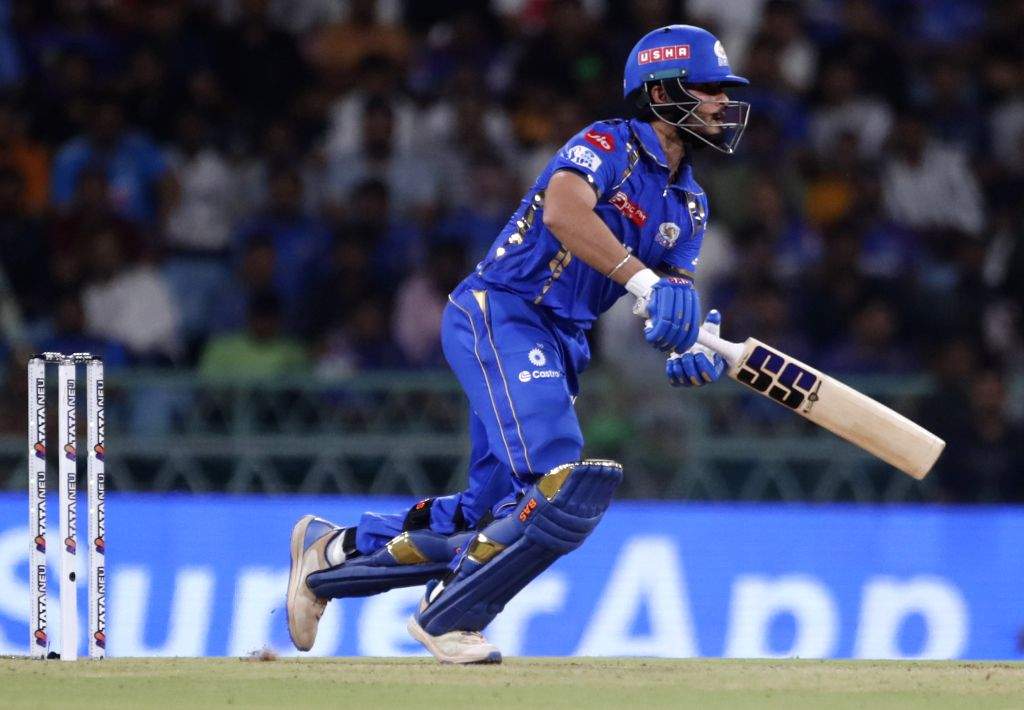 IPL match between Lucknow Super Giants and Mumbai Indians at Ekana ...