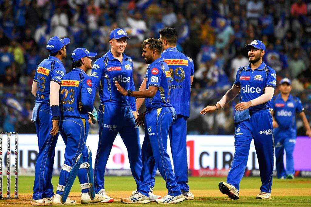 IPL match between Mumbai Indians and Lucknow Super Giants at Wankhede ...