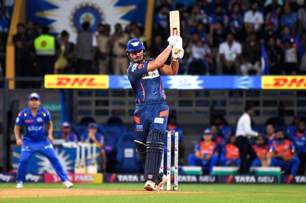 IPL match between Mumbai Indians and Lucknow Super Giants at Wankhede ...