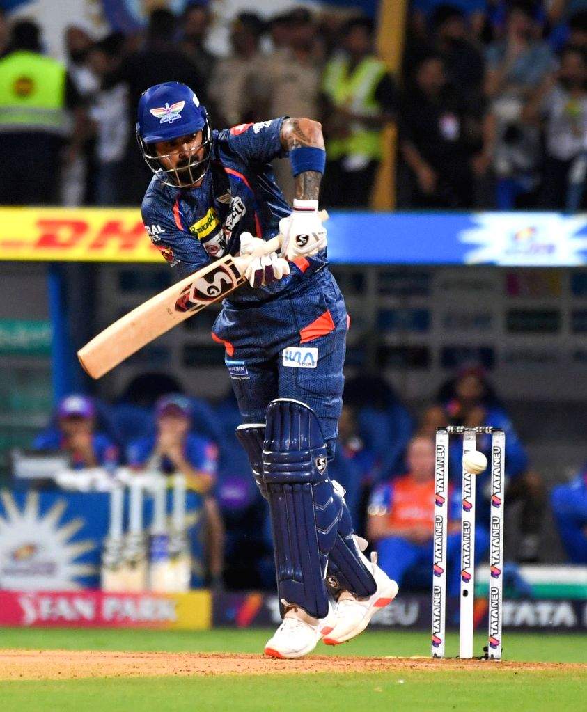 IPL match between Mumbai Indians and Lucknow Super Giants at Wankhede ...