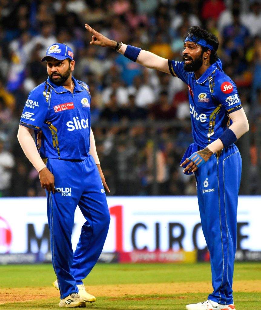 IPL match between Mumbai Indians and Lucknow Super Giants at Wankhede ...