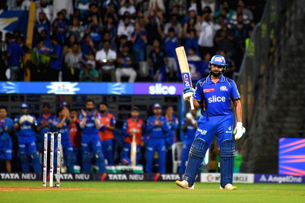 IPL match between Mumbai Indians and Lucknow Super Giants at Wankhede ...