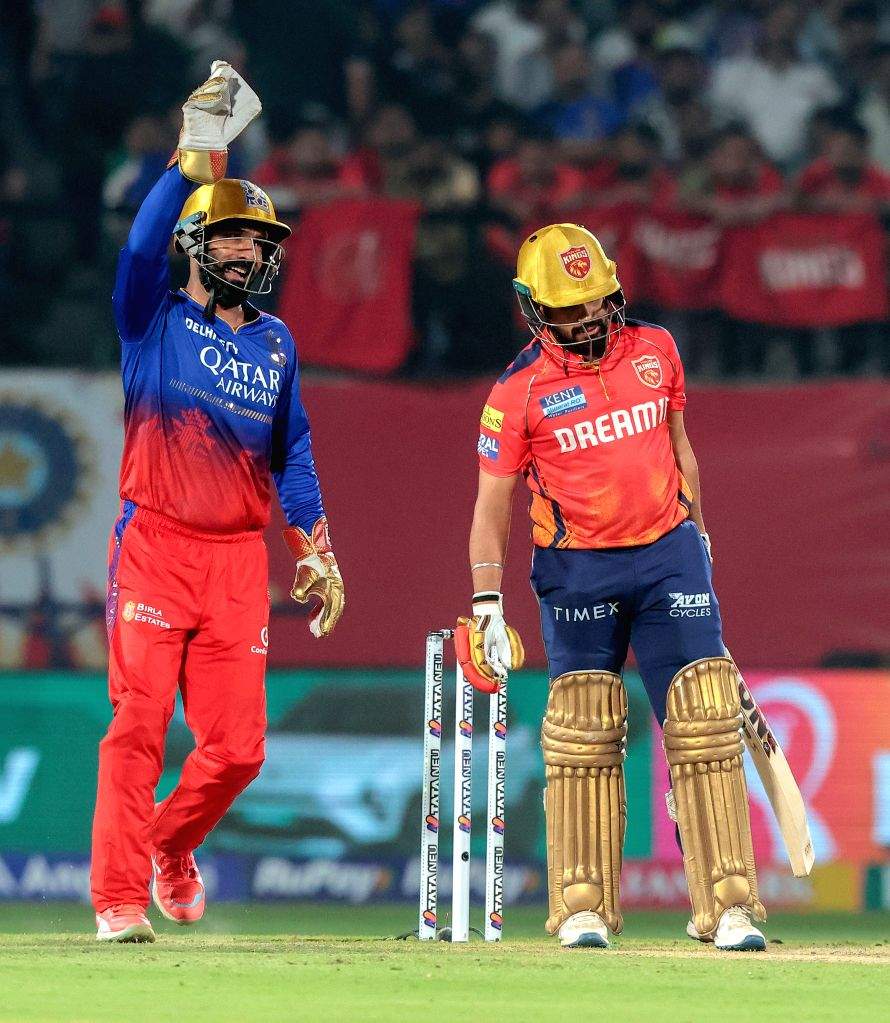 IPL match between Punjab Kings and Royal Challengers Bengaluru