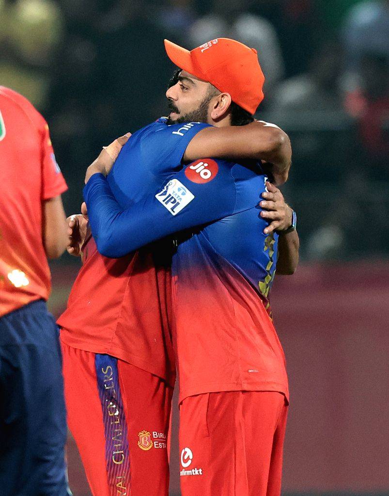 IPL match between Punjab Kings and Royal Challengers Bengaluru