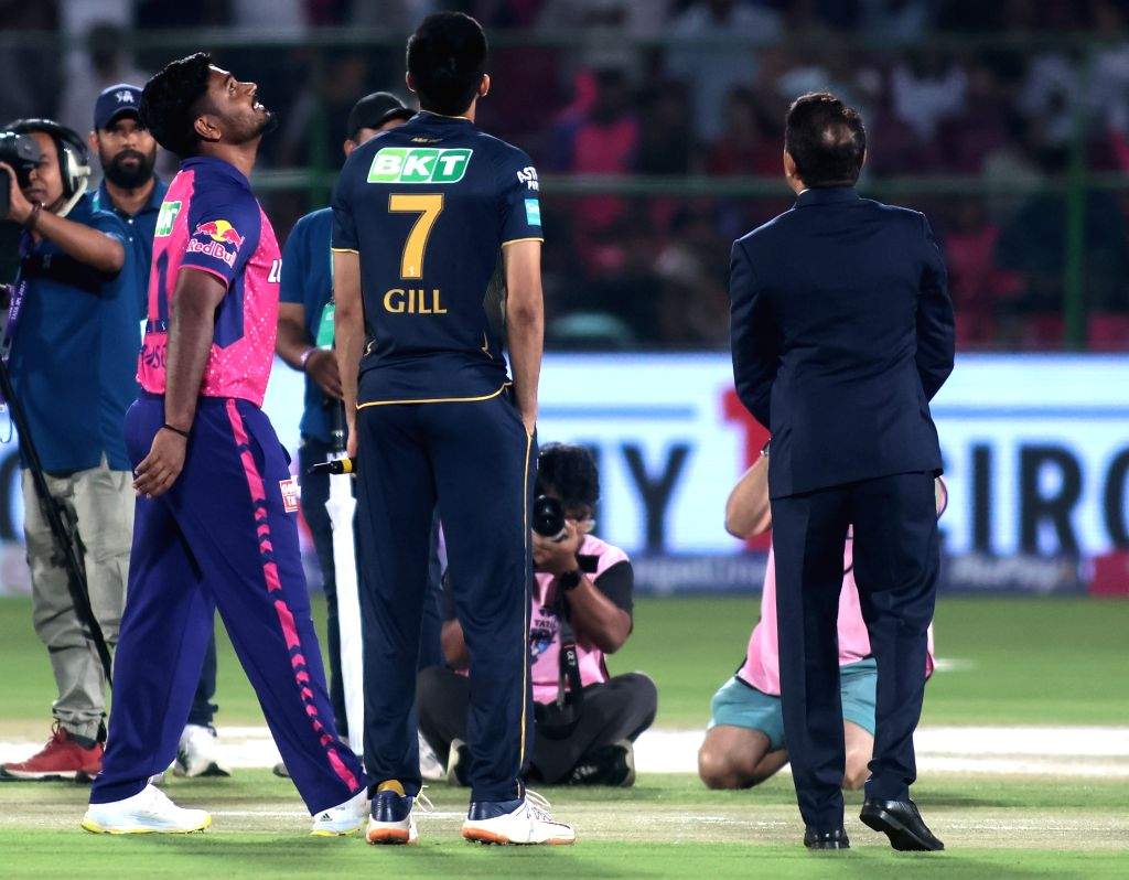 IPL match between Rajasthan Royals and Gujarat Titans at Sawai Mansingh ...