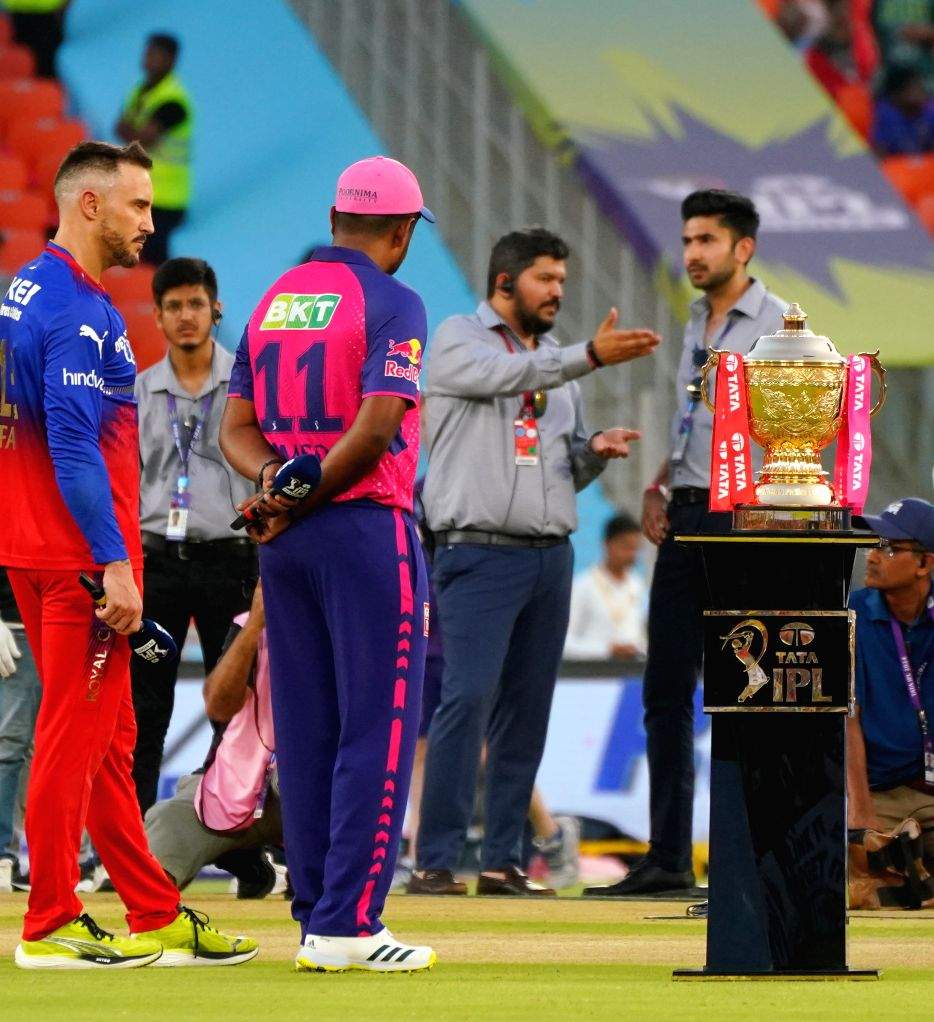IPL match between Rajasthan Royals and Royal Challengers Bengaluru