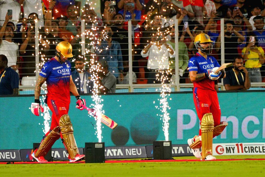IPL match between Rajasthan Royals and Royal Challengers Bengaluru