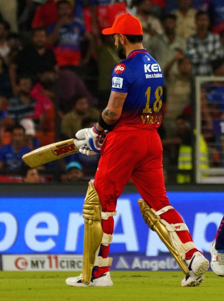 IPL match between Rajasthan Royals and Royal Challengers Bengaluru