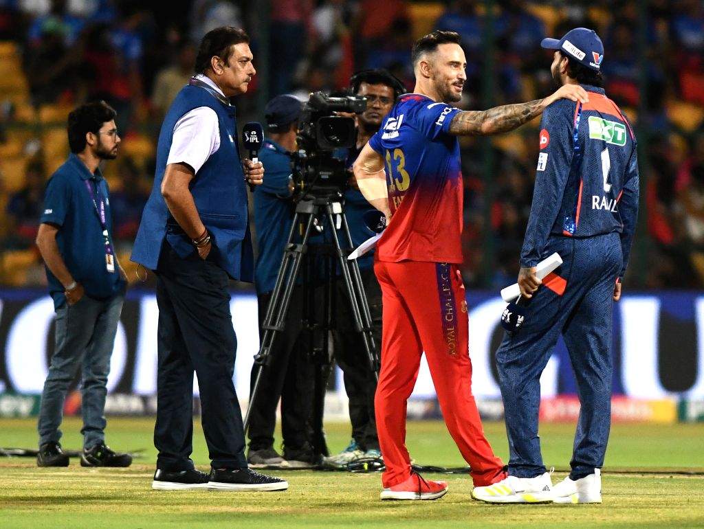 IPL match between Royal Challengers Bengaluru and Lucknow Super Giants