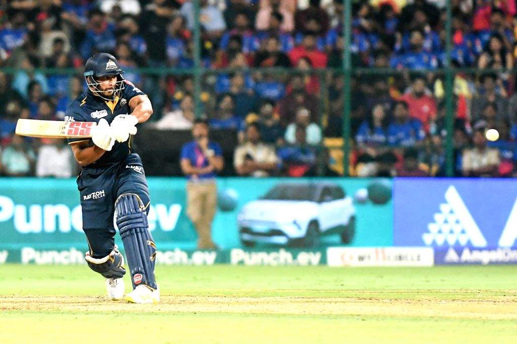 IPL match between Royal Challengers Bengaluru and Gujarat Titans