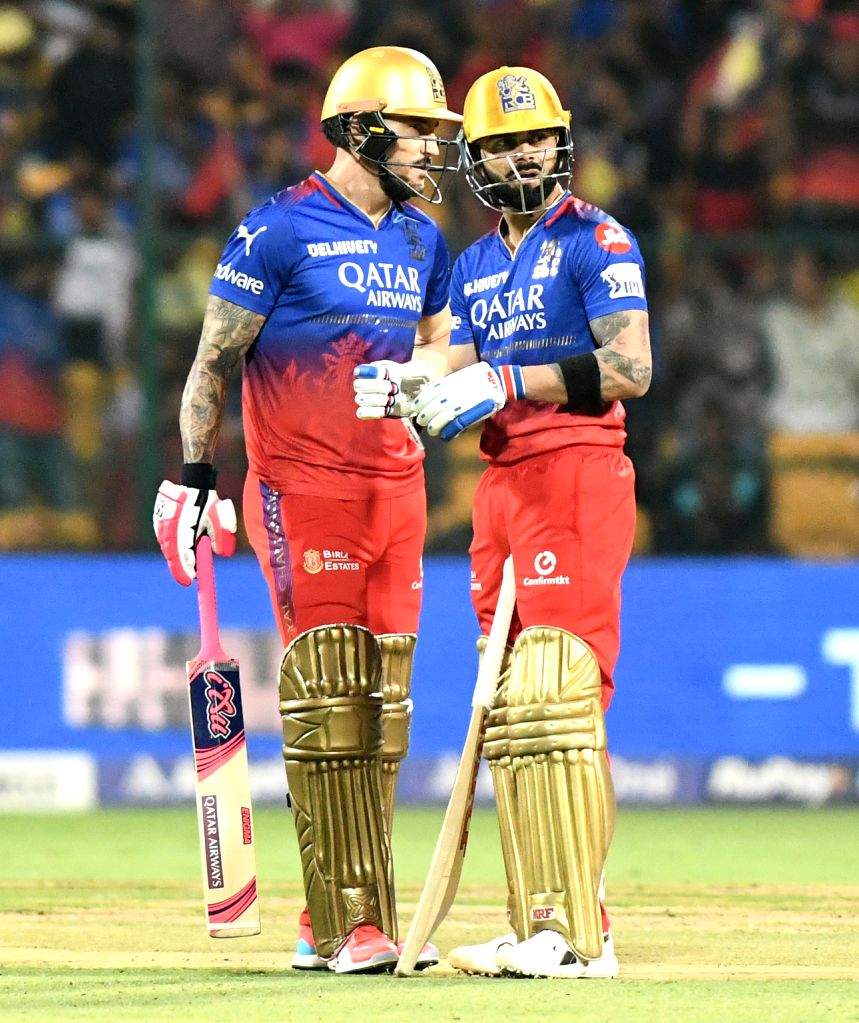 IPL match between Royal Challengers Bengaluru and Gujarat Titans