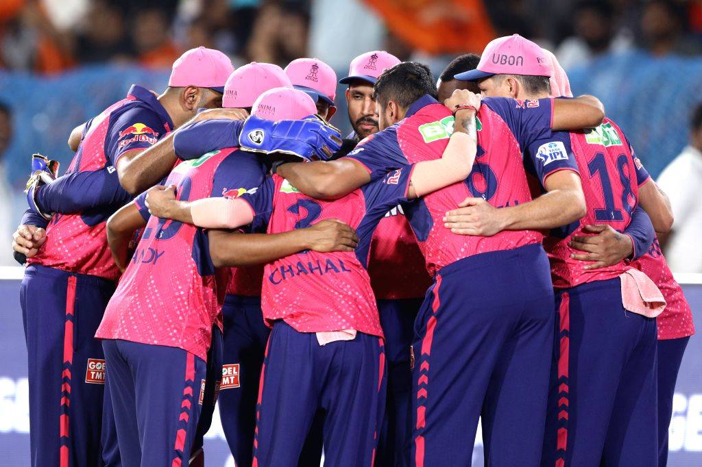 IPL match between Sunrisers Hyderabad and Rajasthan Royals at Rajiv ...