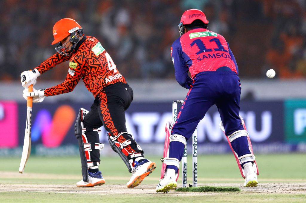 IPL match between Sunrisers Hyderabad and Rajasthan Royals at Rajiv ...