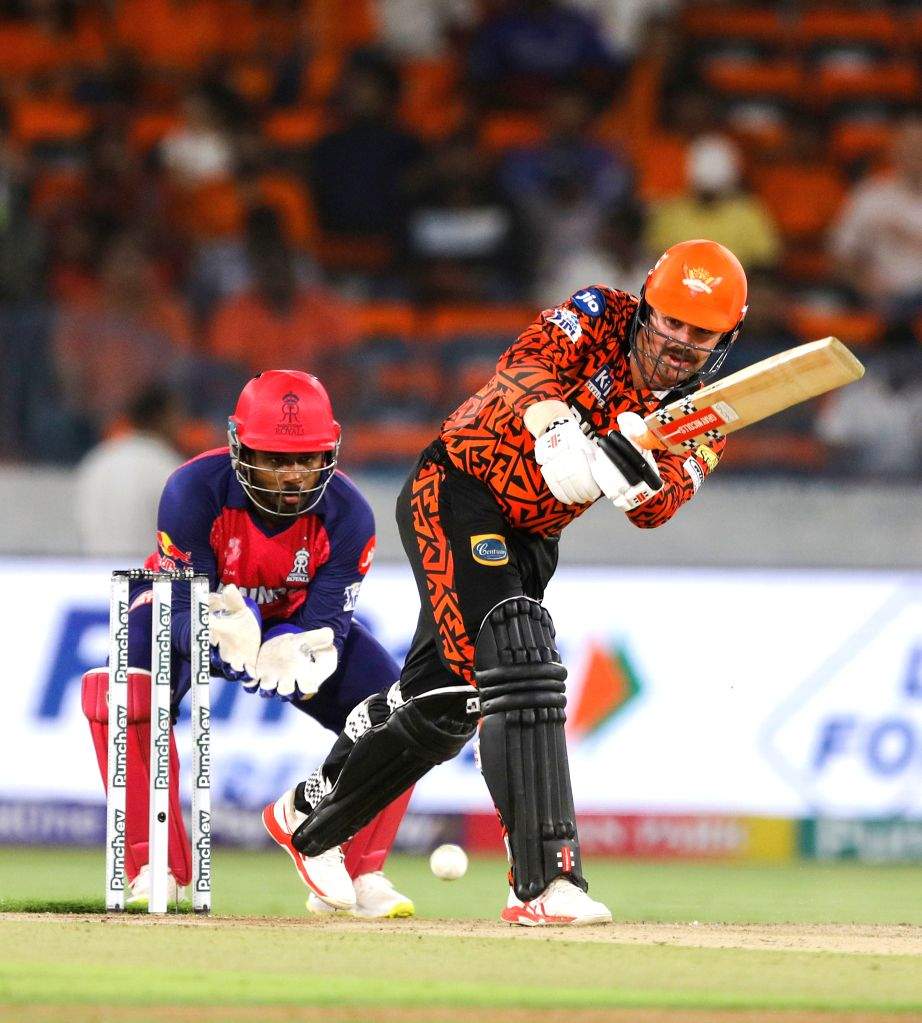 IPL match between Sunrisers Hyderabad and Rajasthan Royals at Rajiv ...
