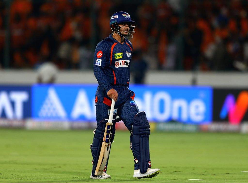 IPL match between Sunrisers Hyderabad and Lucknow Super Giants