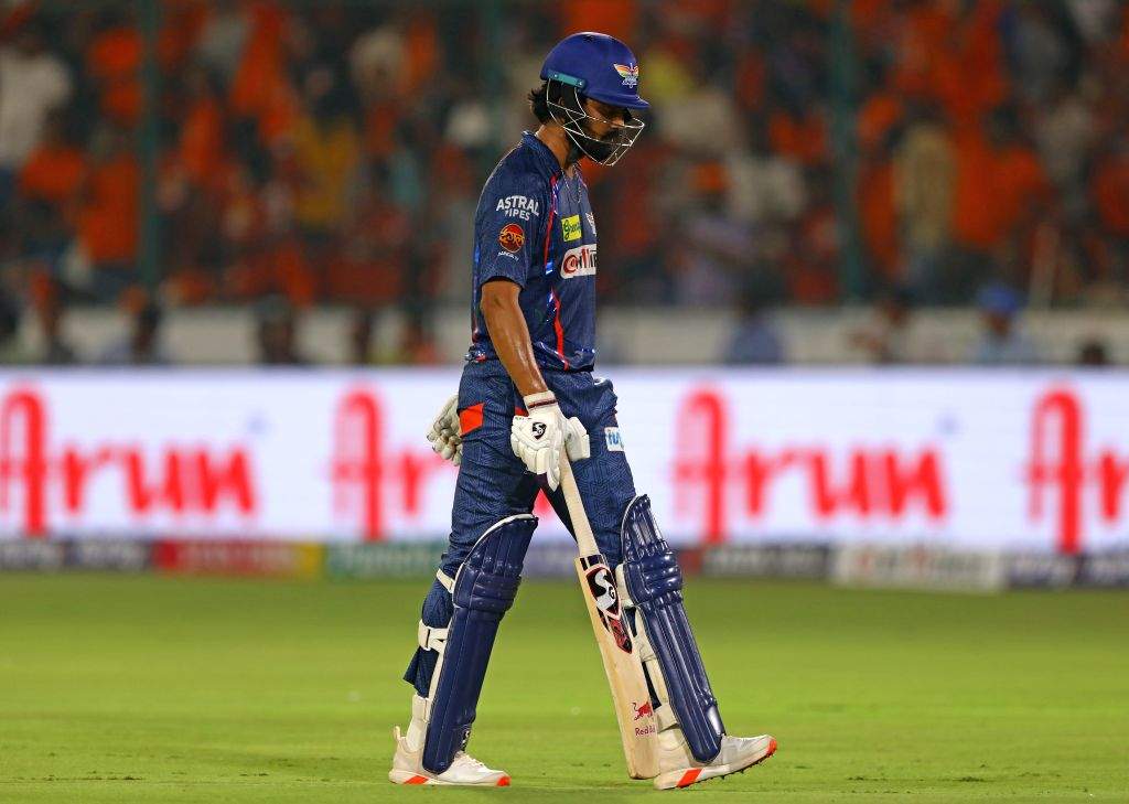 IPL match between Sunrisers Hyderabad and Lucknow Super Giants