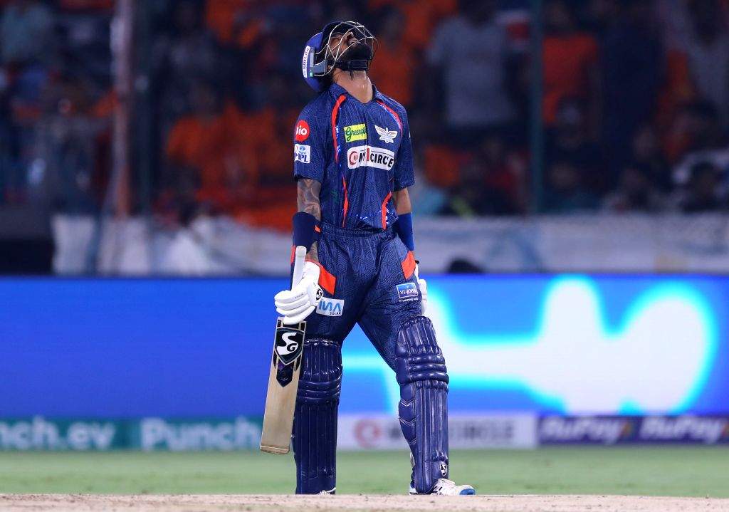 IPL match between Sunrisers Hyderabad and Lucknow Super Giants
