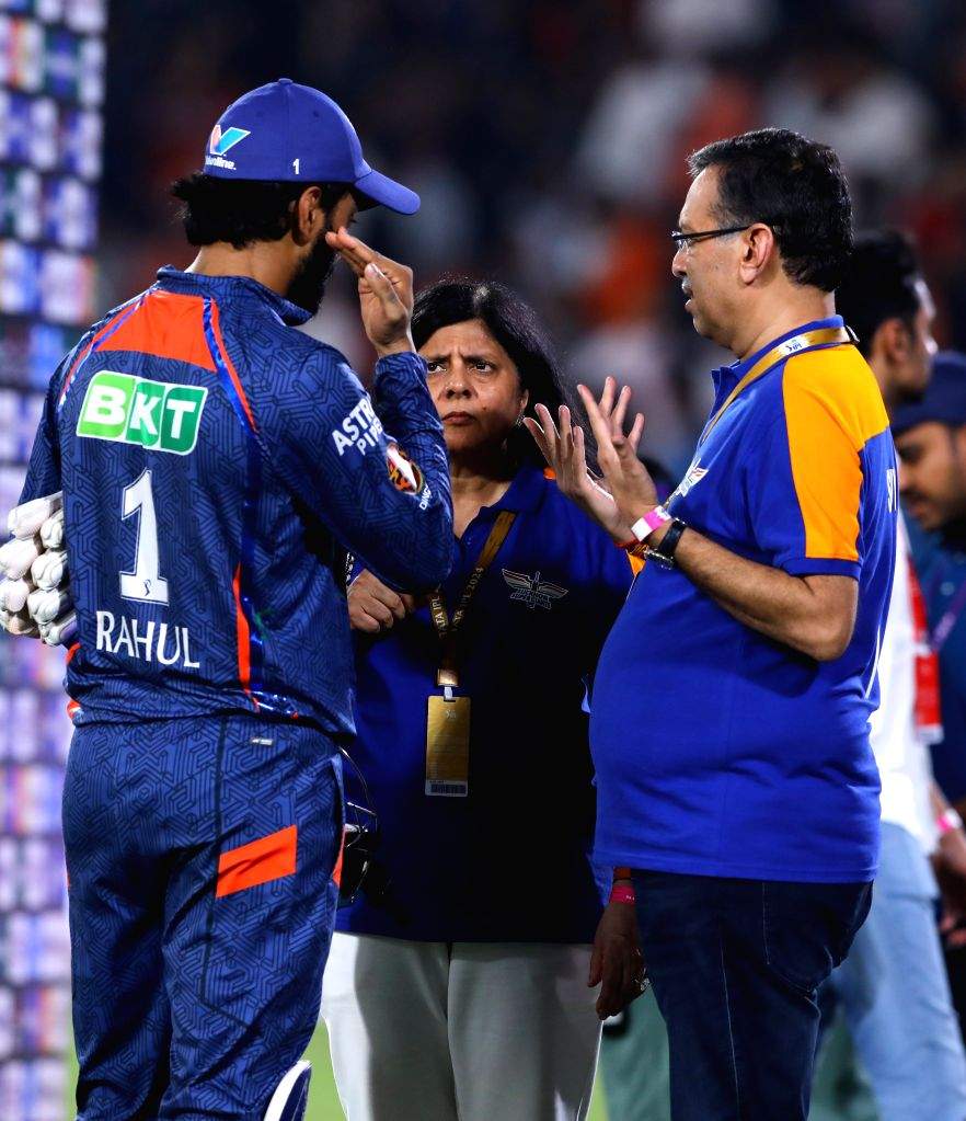 IPL match between Sunrisers Hyderabad and Lucknow Super Giants