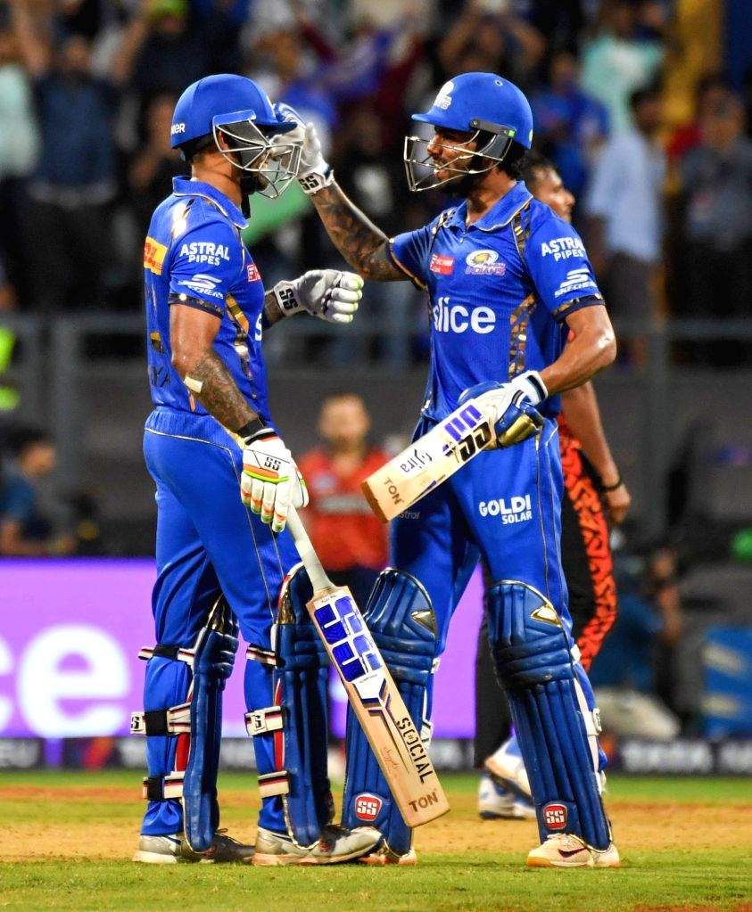 IPL Match between Sunrisers Hyderabad and Mumbai Indians