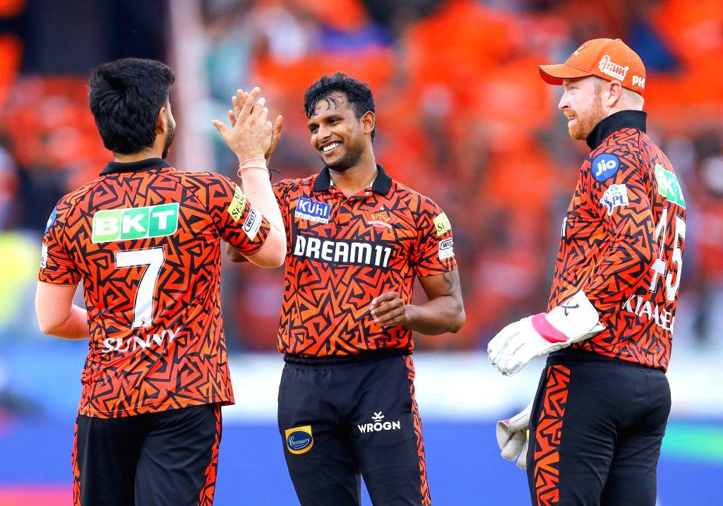 IPL match between Sunrisers Hyderabad and Punjab Kings at Rajiv Gandhi ...