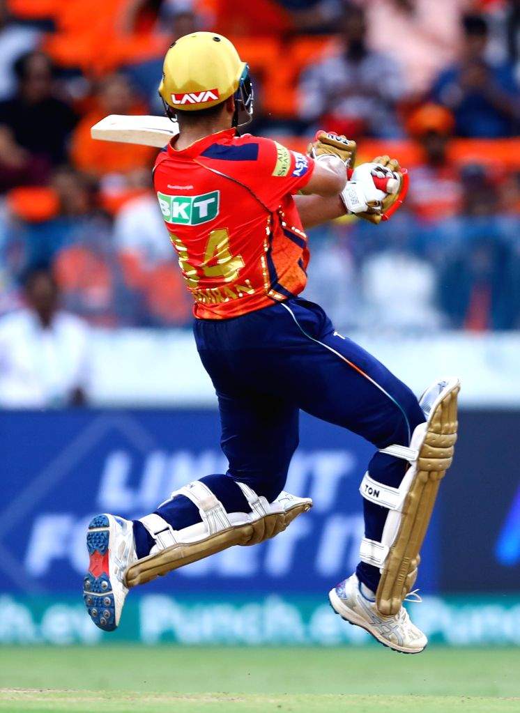 IPL match between Sunrisers Hyderabad and Punjab Kings at Rajiv Gandhi ...