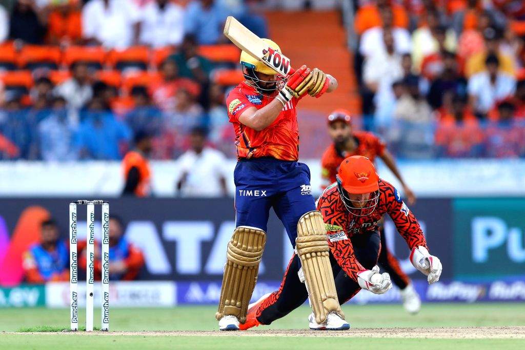 IPL match between Sunrisers Hyderabad and Punjab Kings at Rajiv Gandhi ...