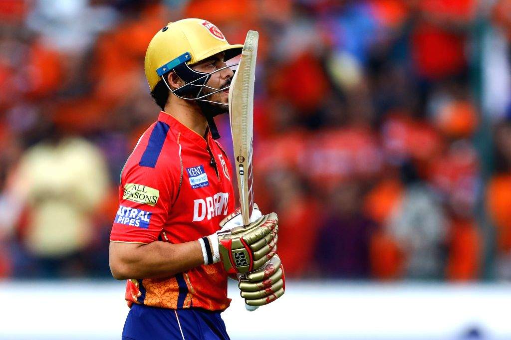 IPL match between Sunrisers Hyderabad and Punjab Kings at Rajiv Gandhi ...
