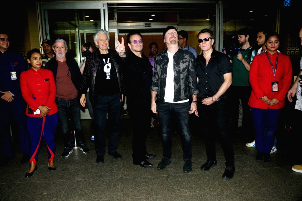 Irish rock band U2 in Mumbai