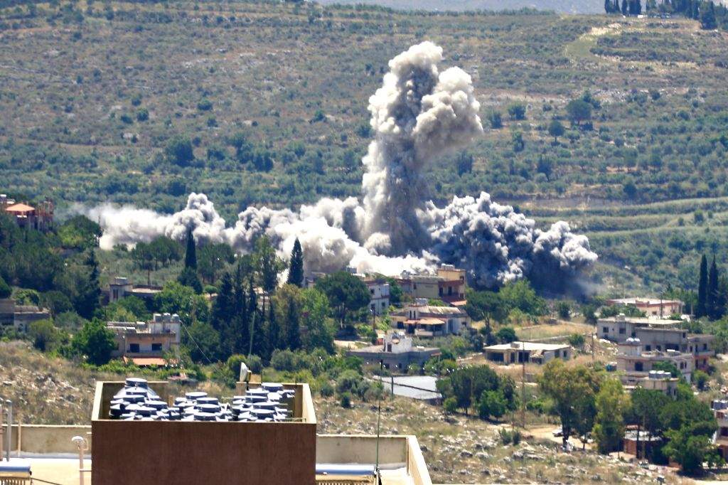 Israeli airstrike in South Lebanon