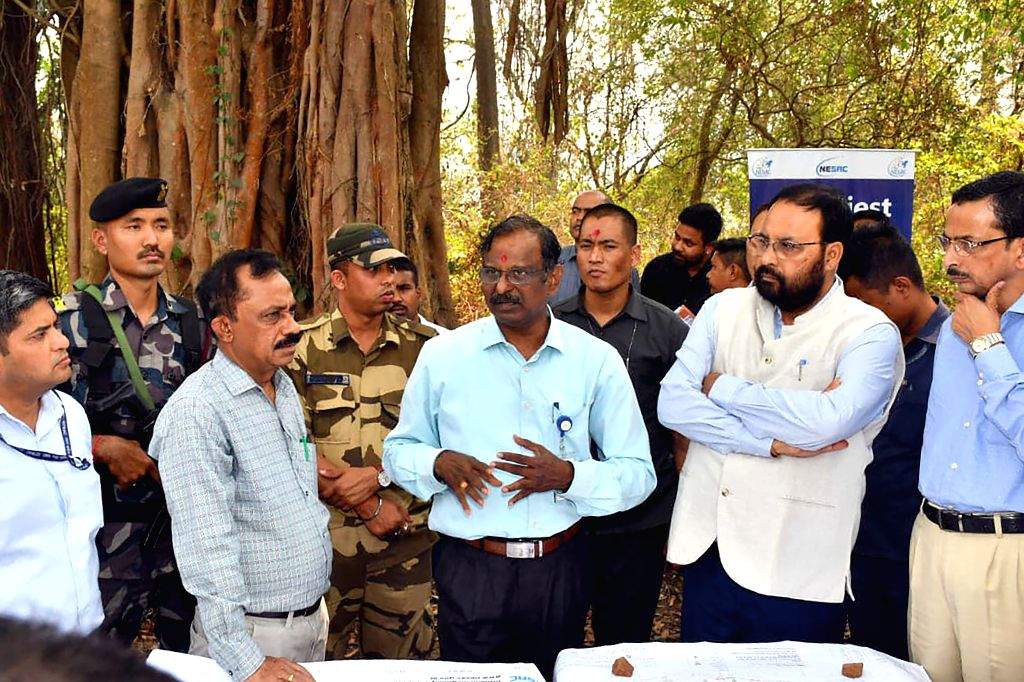 ISRO Chairman Dr. V. Narayanan inspects the site of ISRO's proposed ...