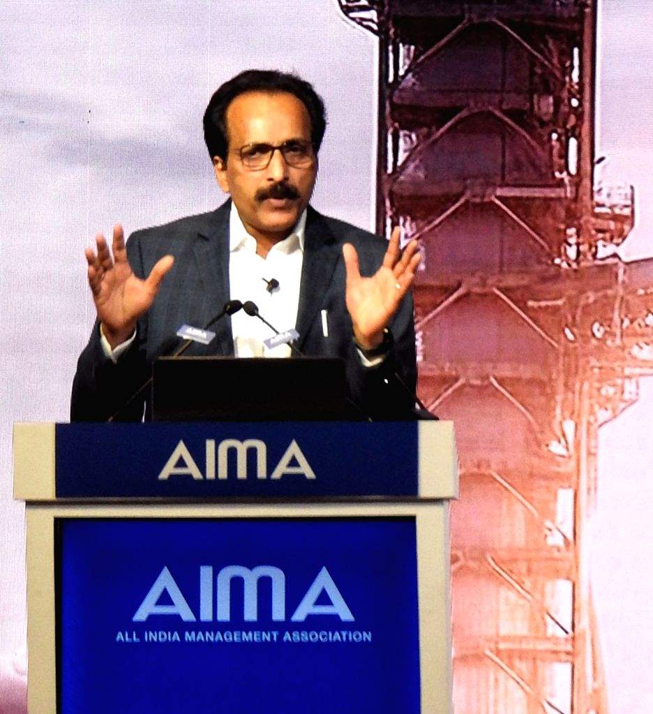 ISRO Chairman S. Somnath addresses during the 50th National Management ...