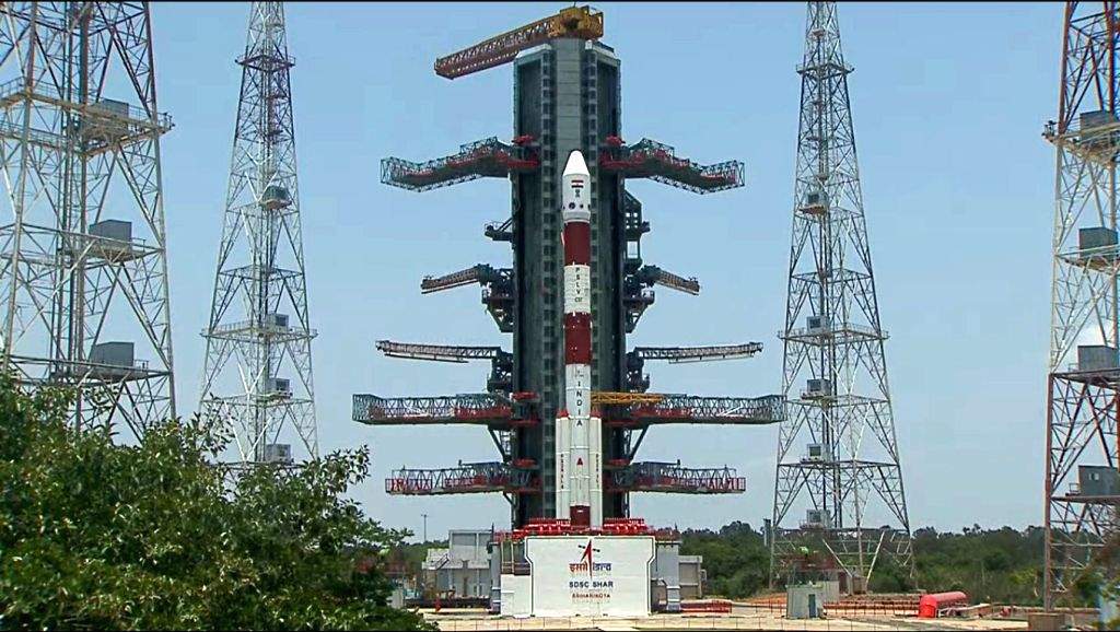 ISRO's Aditya-L1, on board PSLV-C57ahead of its launch