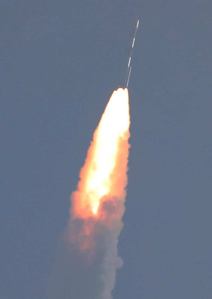ISRO's PSLV-C58 carrying an X-ray polarimeter satelite and 10 other ...