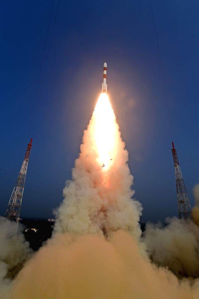 ISRO's PSLV-C58 carrying an X-ray polarimeter satelite and 10 other ...