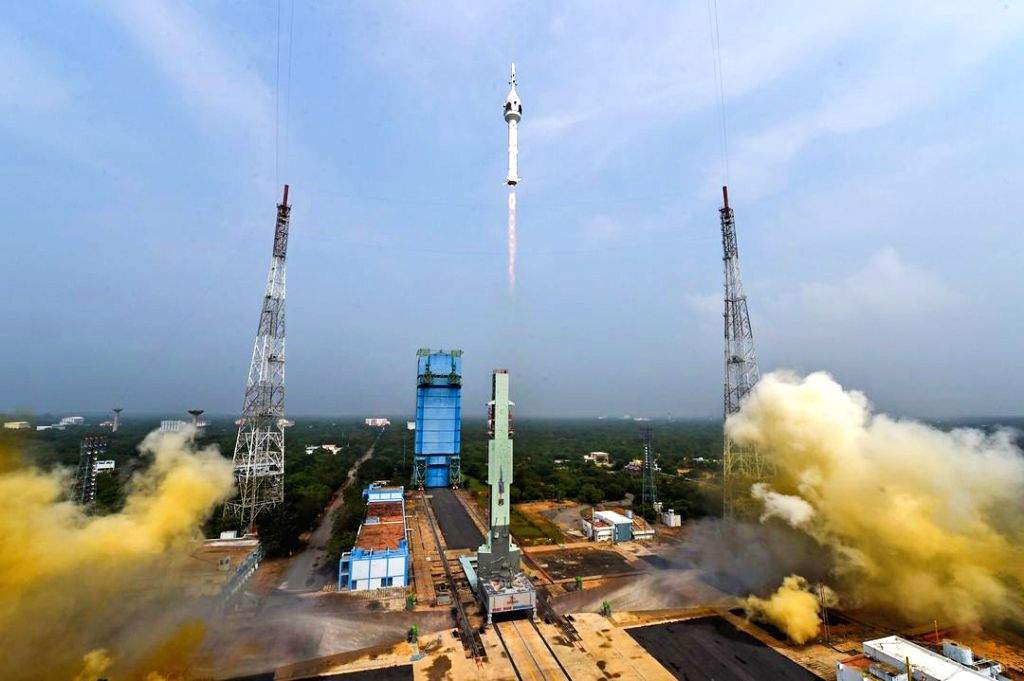 ISRO's TV-D1 test flight of Mission Gaganyaan lifts off from Satish ...