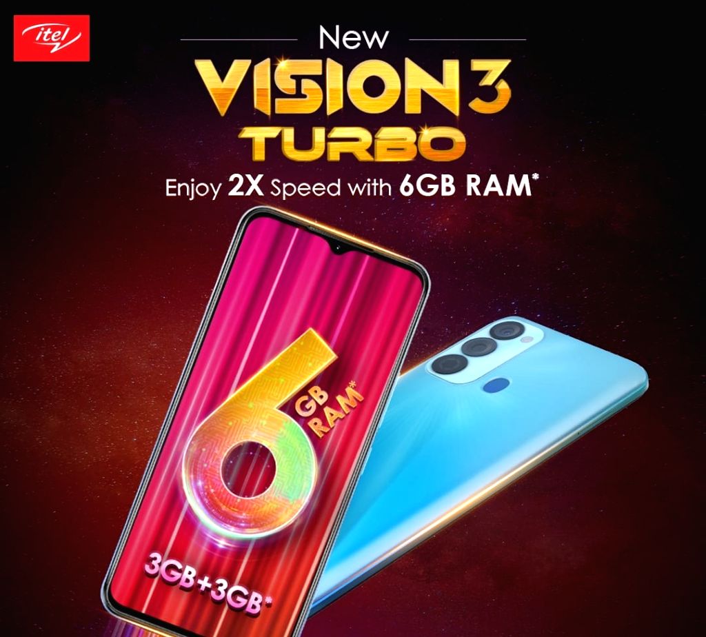 itel launches Vision 3 Turbo with segment 1st 6GB RAM, 18W fast ...