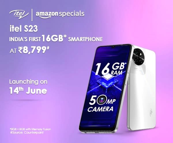 itel S23, India's 1st smartphone with 16GB RAM at Rs 8,799, to go on ...