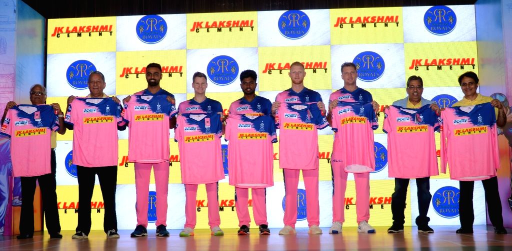 Rajasthan Royals unveil pink jersey for IPL XII