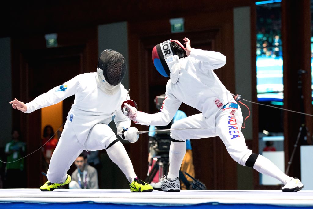 INDONESIA-JAKARTA-ASIAN GAMES-FENCING-MEN'S EPEE INDIVIDUAL