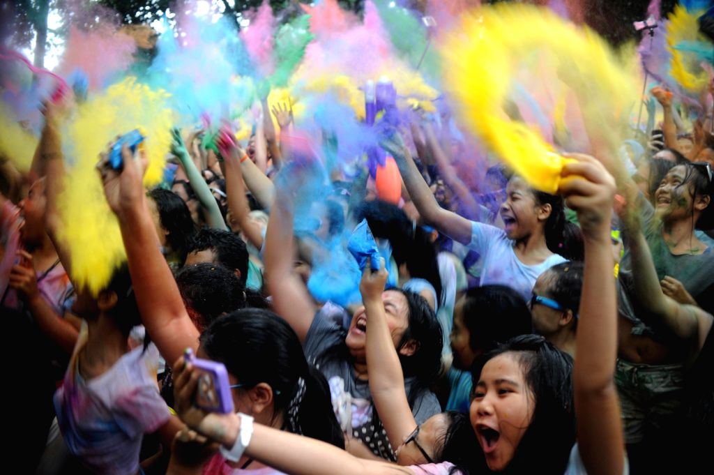 Holi Water Festival in Jakarta