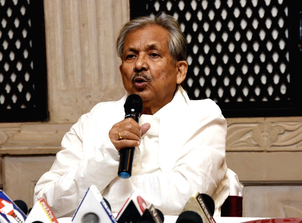 JD-U leader Ramjatan Sinha's press conference